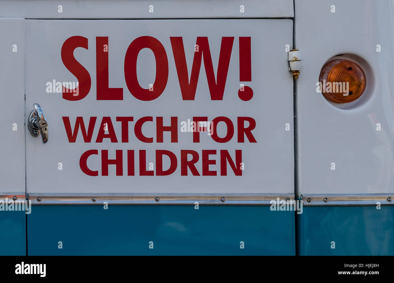 Caution slow car sign hi-res stock photography and images - Alamy