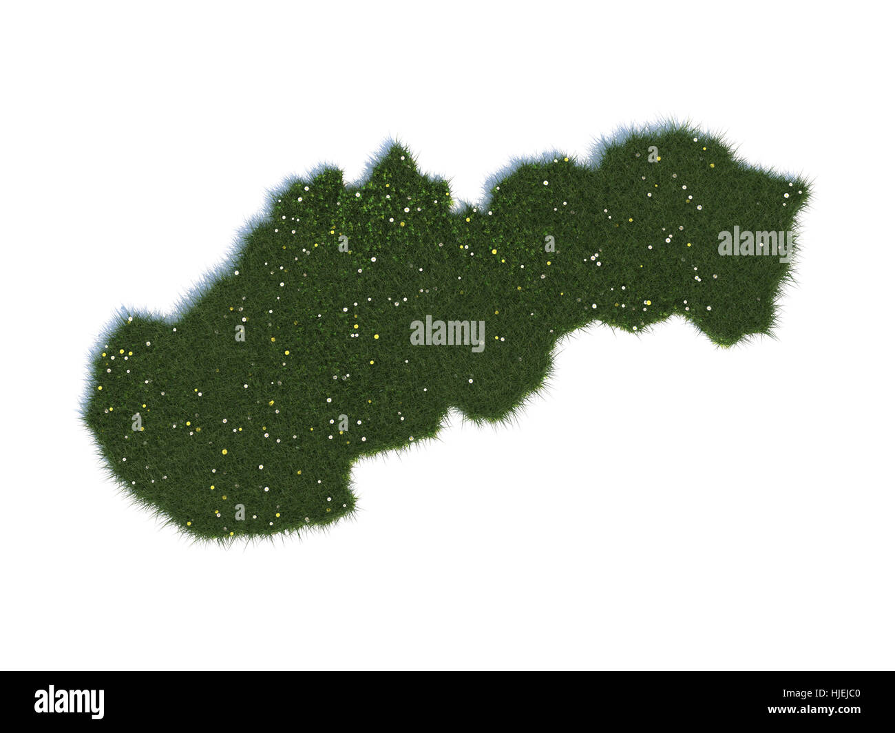 isolated, slovakia, outline, realistic, contour, map, atlas, map of the ...