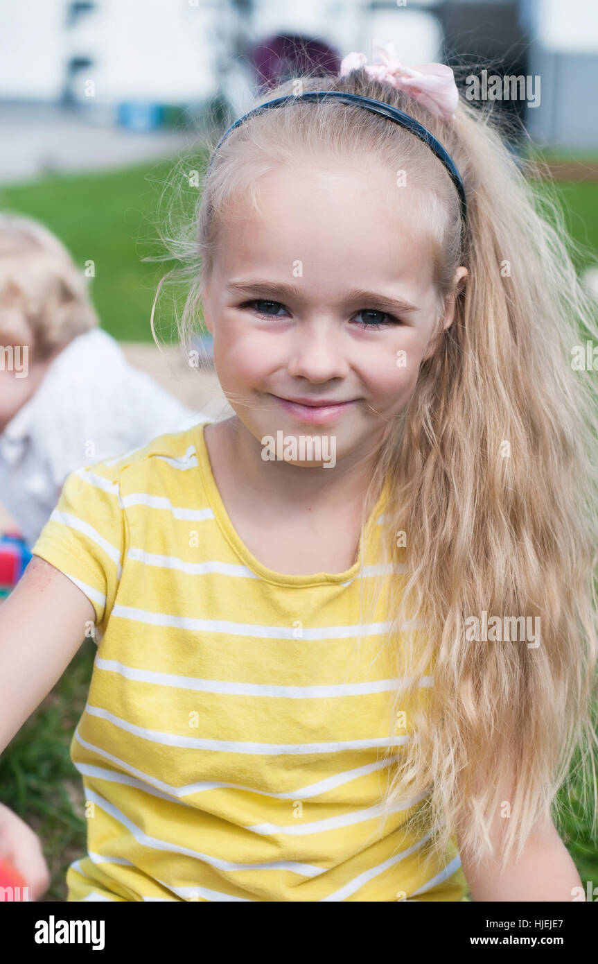 portrait, small, tiny, little, short, outdoor, one, kid, delighted ...
