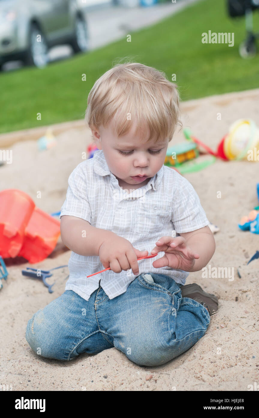 portrait, small, tiny, little, short, outdoor, one, kid, delighted ...