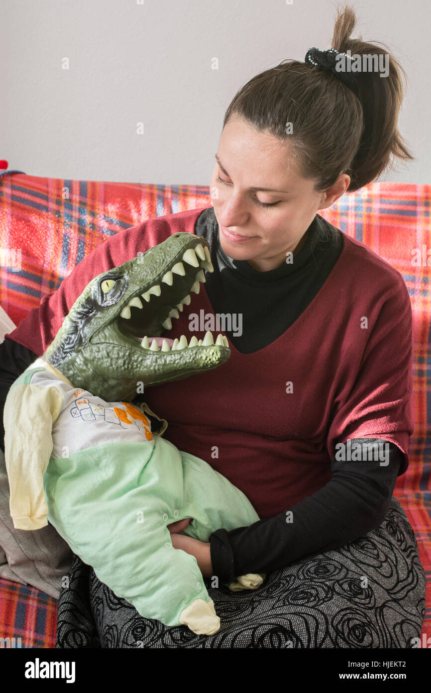 Family dinosaur hi-res stock photography and images - Alamy