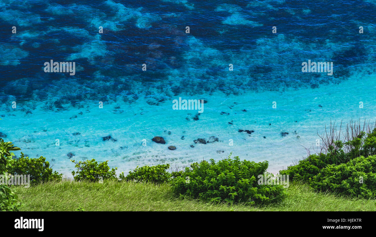Blue Water on Nyangnyang Beach, Uluwatu, Bali Stock Photo - Alamy