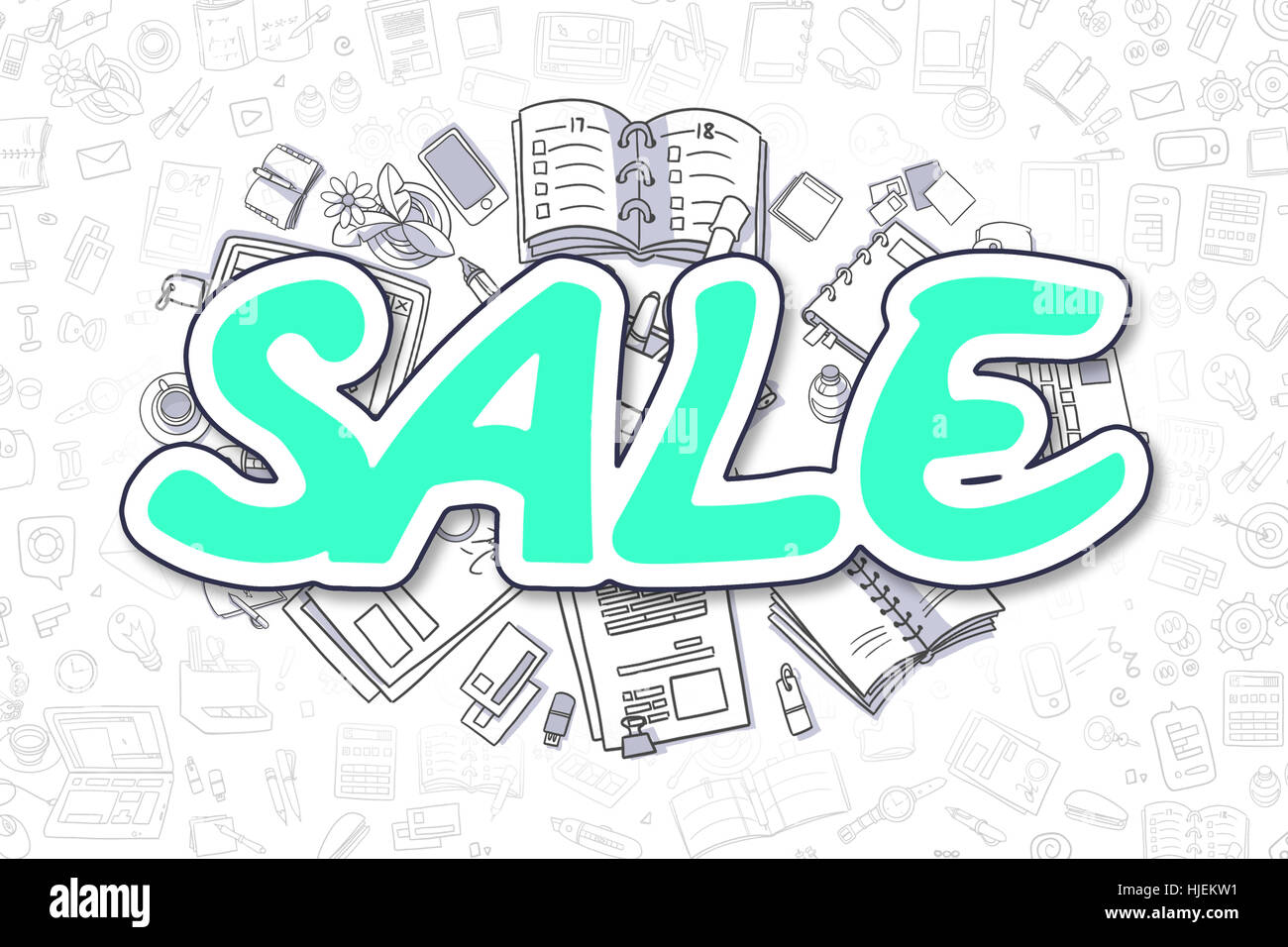 Doodle discount sale icon hi-res stock photography and images - Alamy