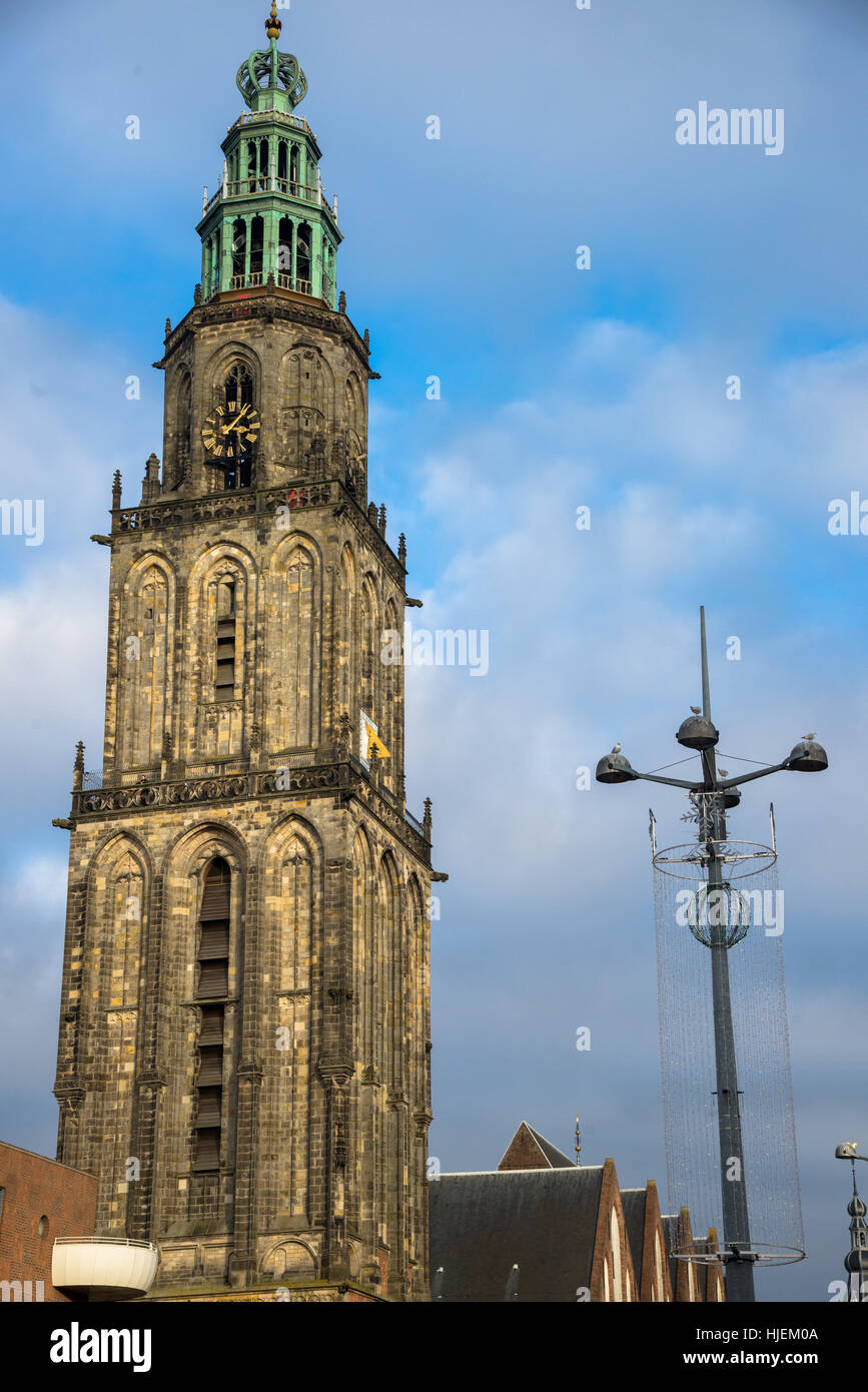Martini tower at Groningen in Holland Stock Photo - Alamy