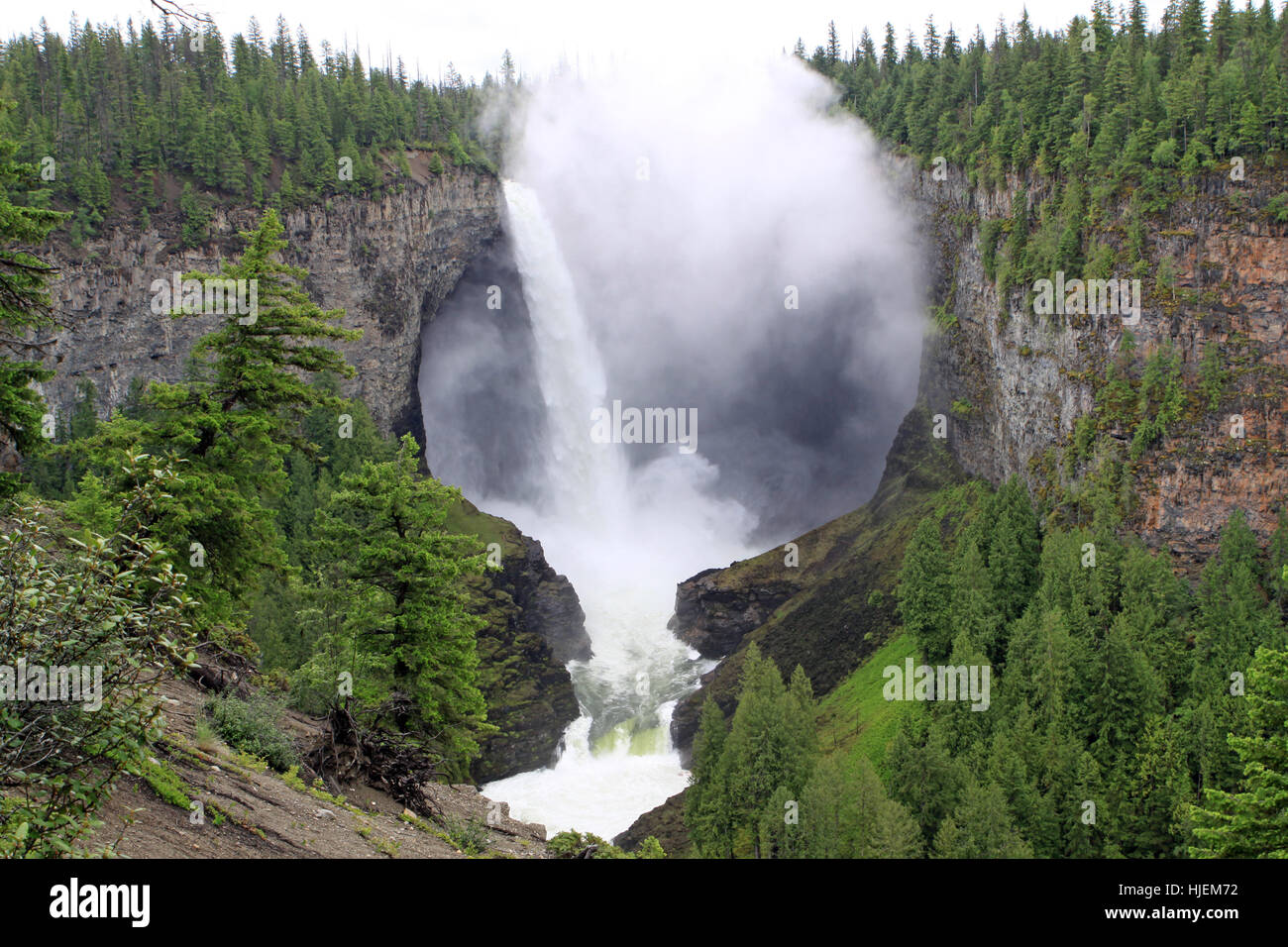 waterfall, canada, nature, national park, wild, hike, go hiking, ramble ...