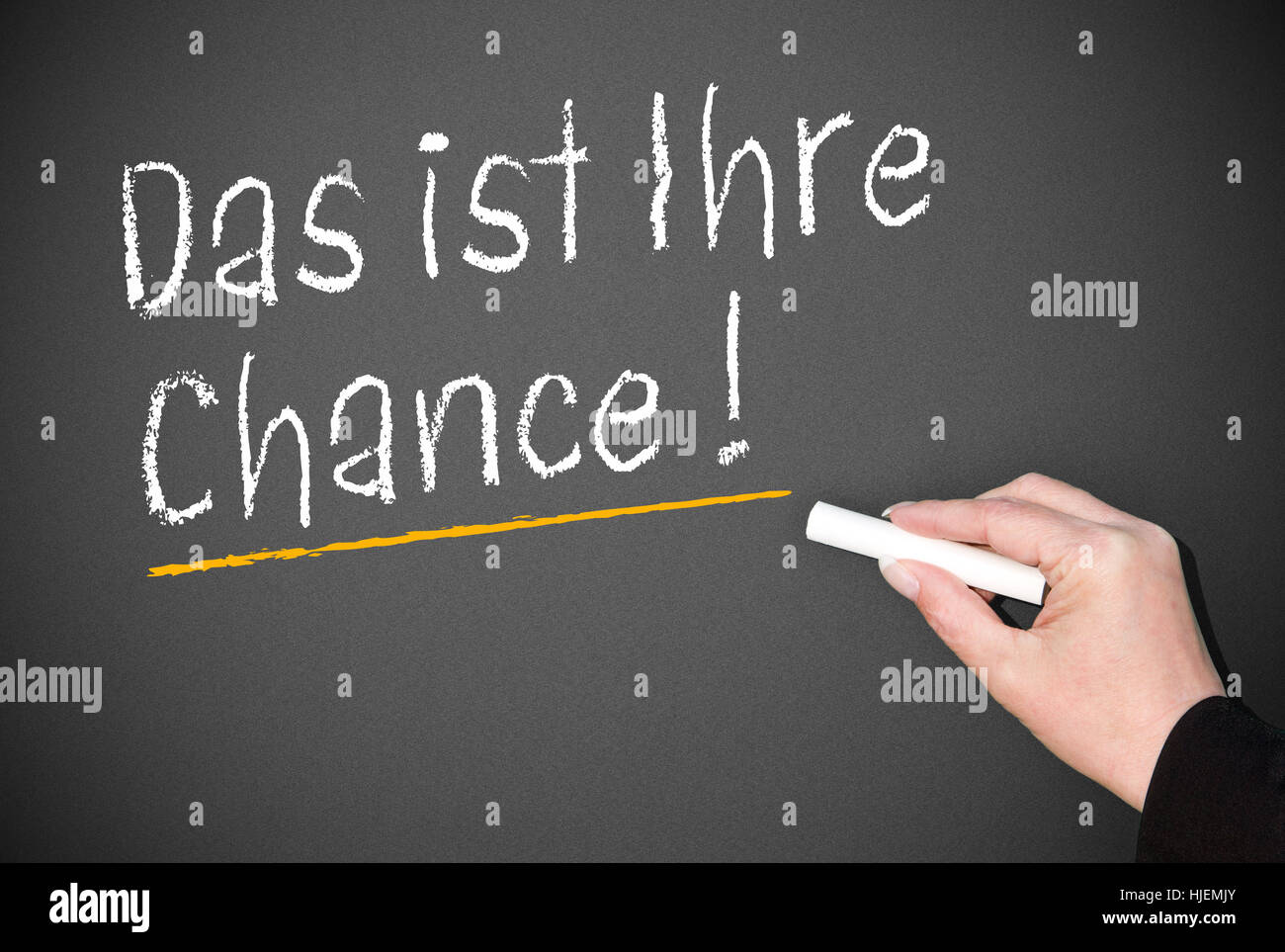 this is your chance! Stock Photo - Alamy