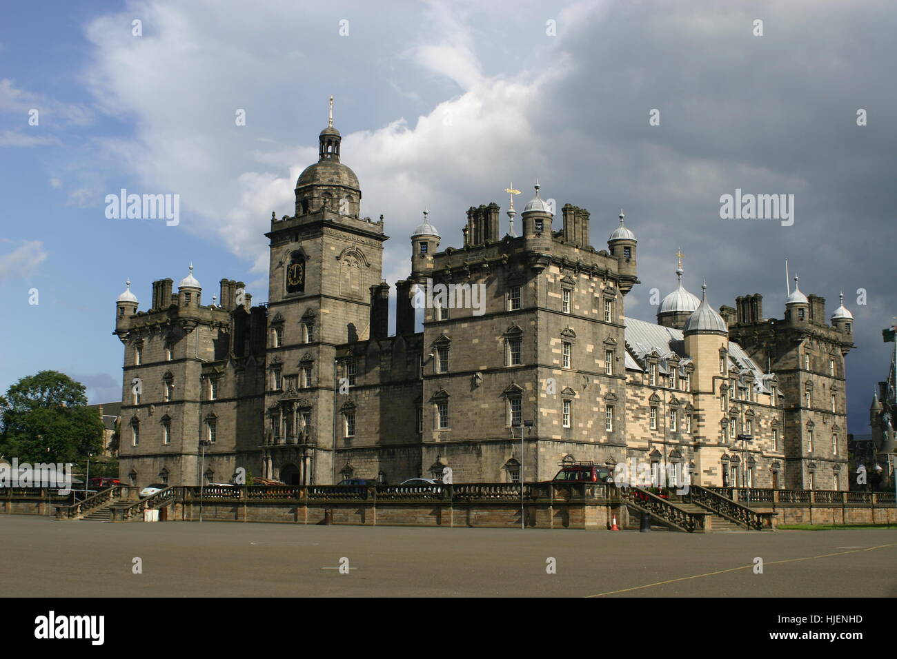 Architecture and nature parks in Edinburgh, Scotland, UK Stock Photo ...