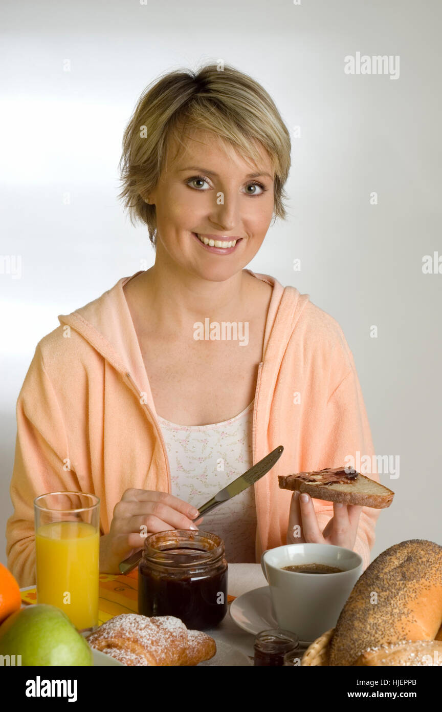 woman, morning, table, eating, eat, eats, healthy, tomorrow, food ...