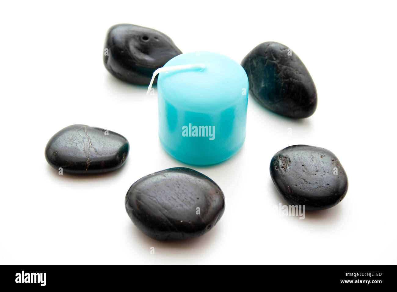 stone, candles, wax candles, blue, stone, black, swarthy, jetblack ...