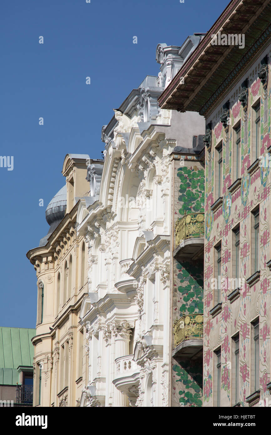vienna, sightseeing, style of construction, architecture, architectural ...