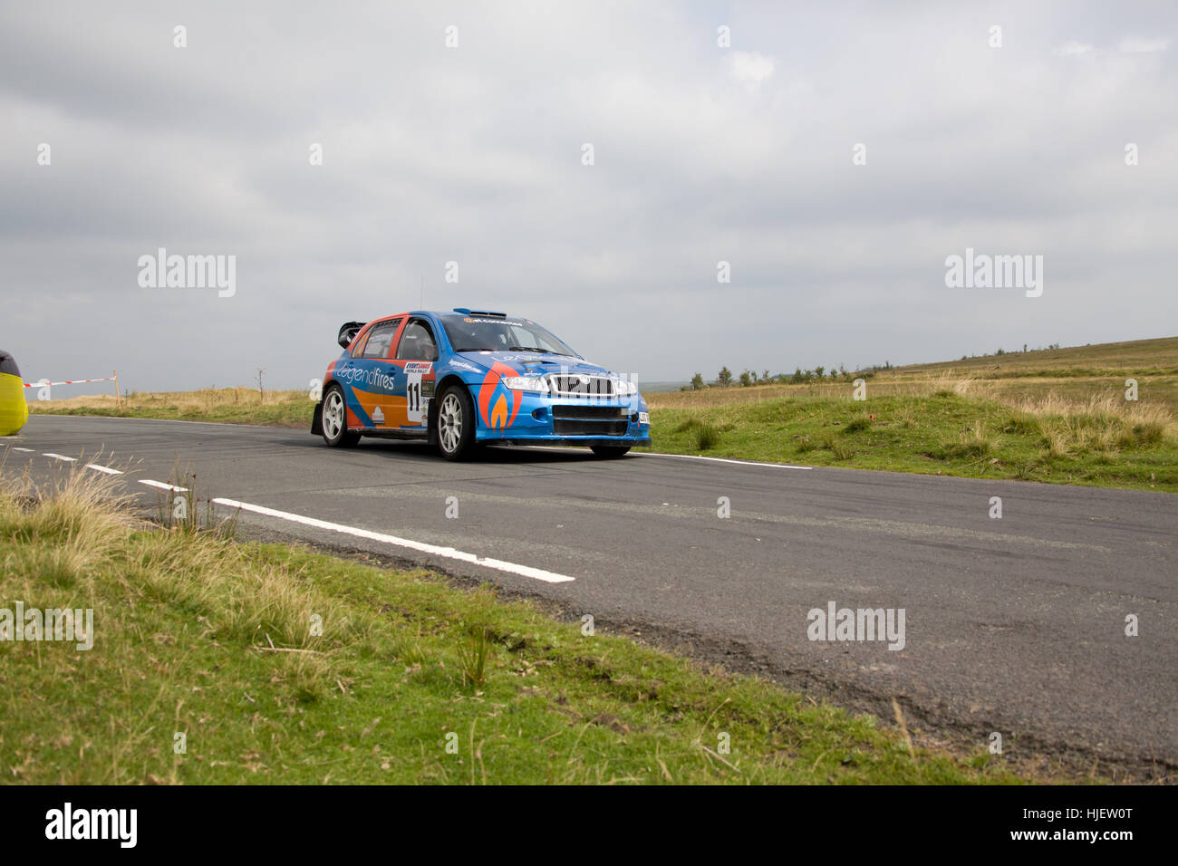 Mewla Historic Rally Event at Epynt Stock Photo - Alamy
