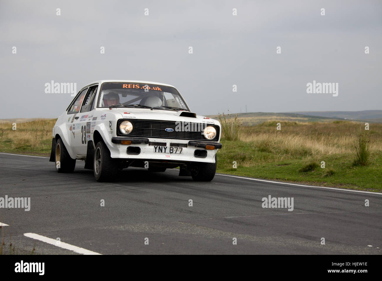 Mewla Historic Rally Event at Epynt Stock Photo - Alamy