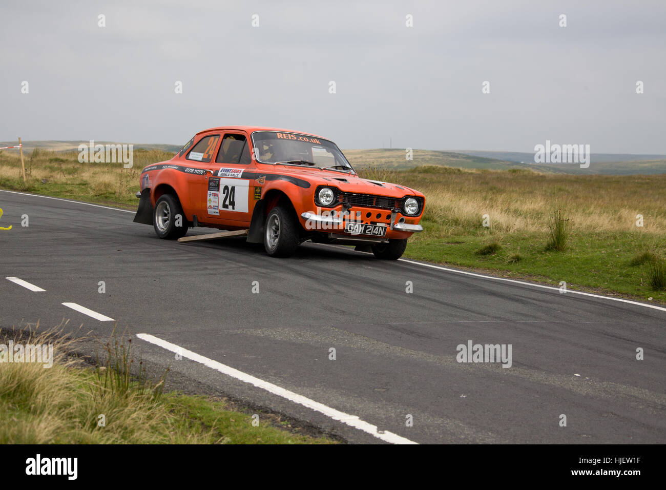 Mewla Historic Rally Event at Epynt Stock Photo - Alamy