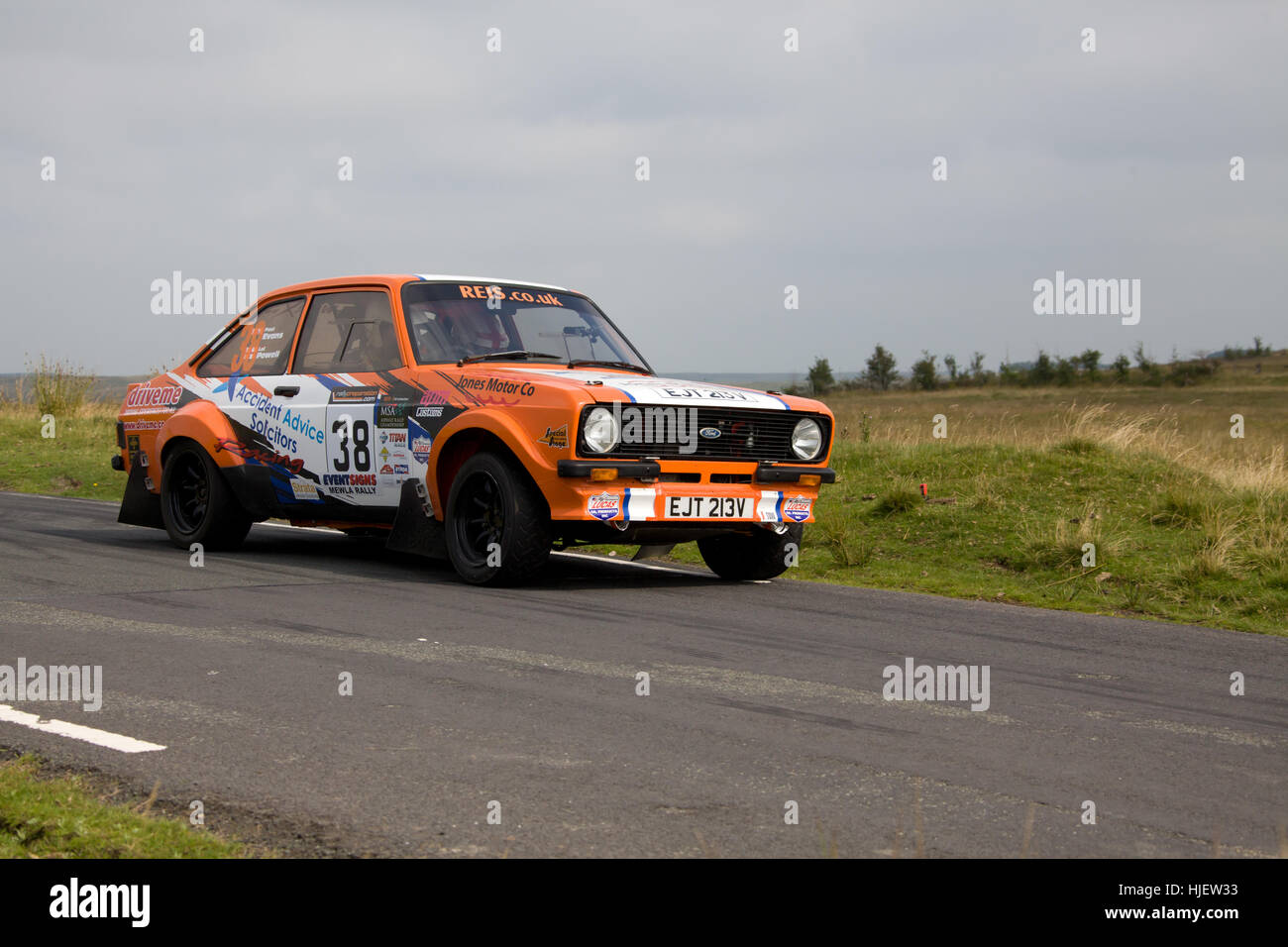 Mewla Historic Rally Event at Epynt Stock Photo - Alamy