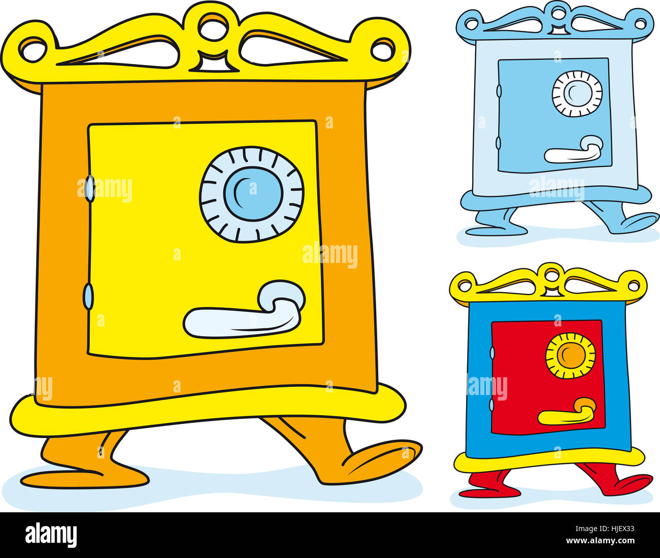 insurance, box, boxes, character, treasure, deposit, cartoon, banking ...