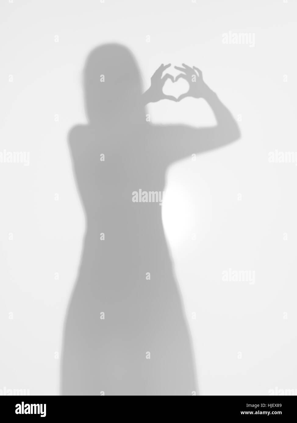 Finger heart Black and White Stock Photos & Images - Alamy