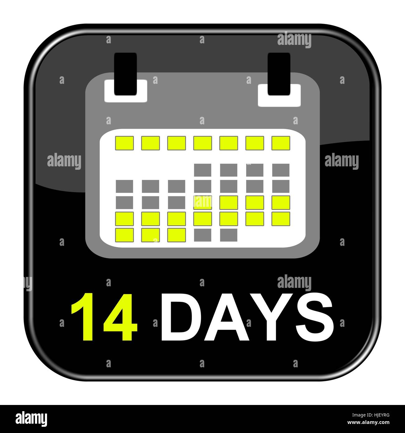 14 days Cut Out Stock Images & Pictures - Alamy