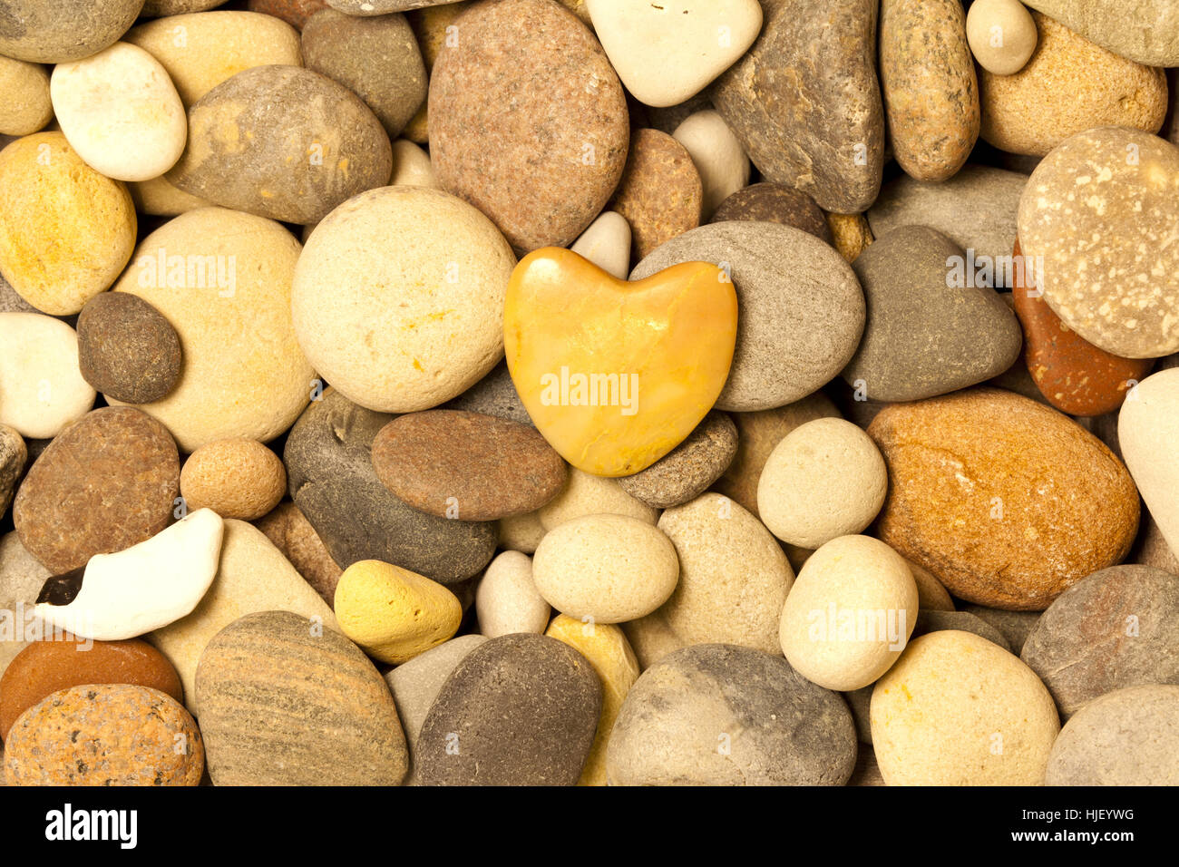 a stone in heart shape Stock Photo - Alamy