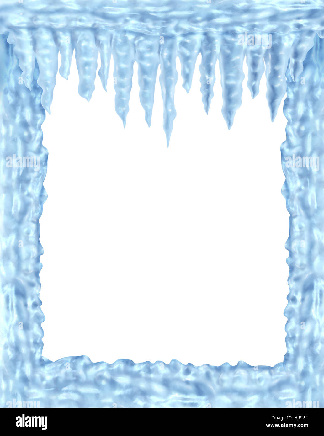 frozen, icicle, icicles, frame, framework, ice, blue, isolated, winter ...