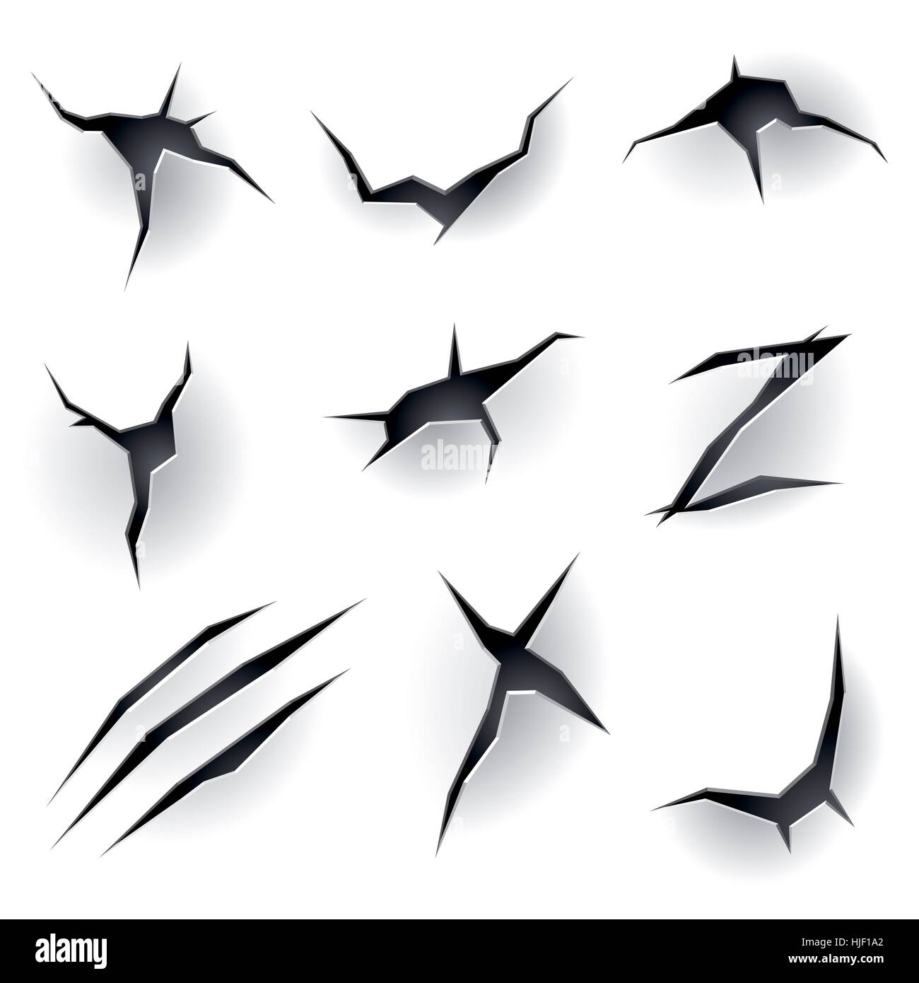 hole, torn, fissured, cracked, tattered, ragged, cracks, sheet of paper ...