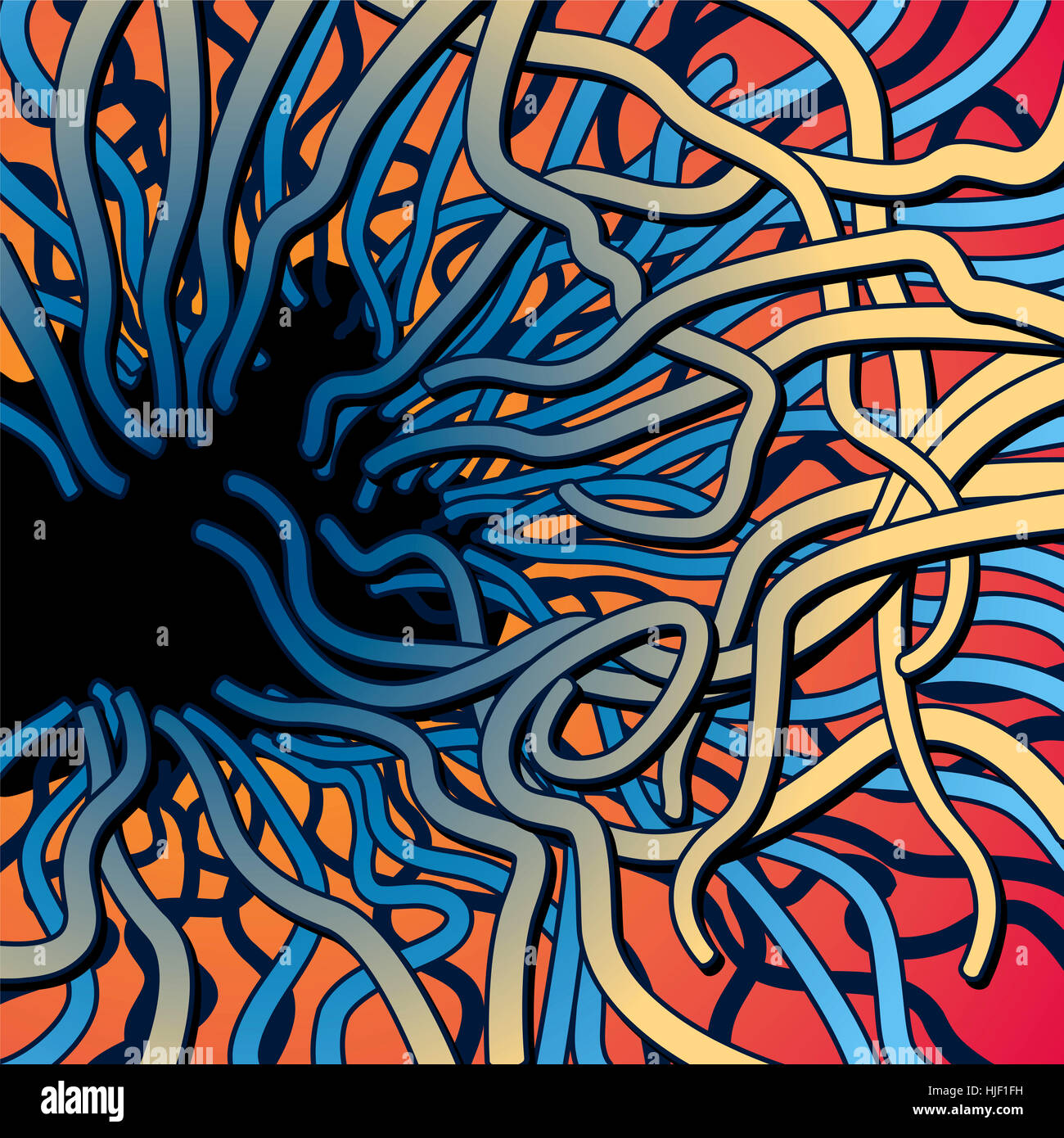 confusion, mess, abstract, pattern, wires, nobody, vector, backdrop ...