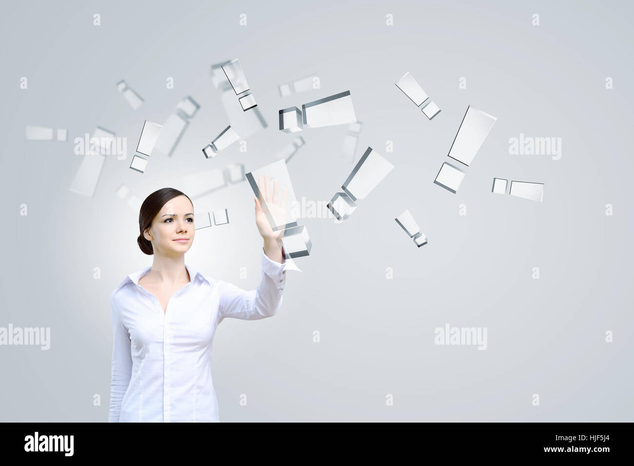 Exclamation mark icon sign hi-res stock photography and images - Alamy