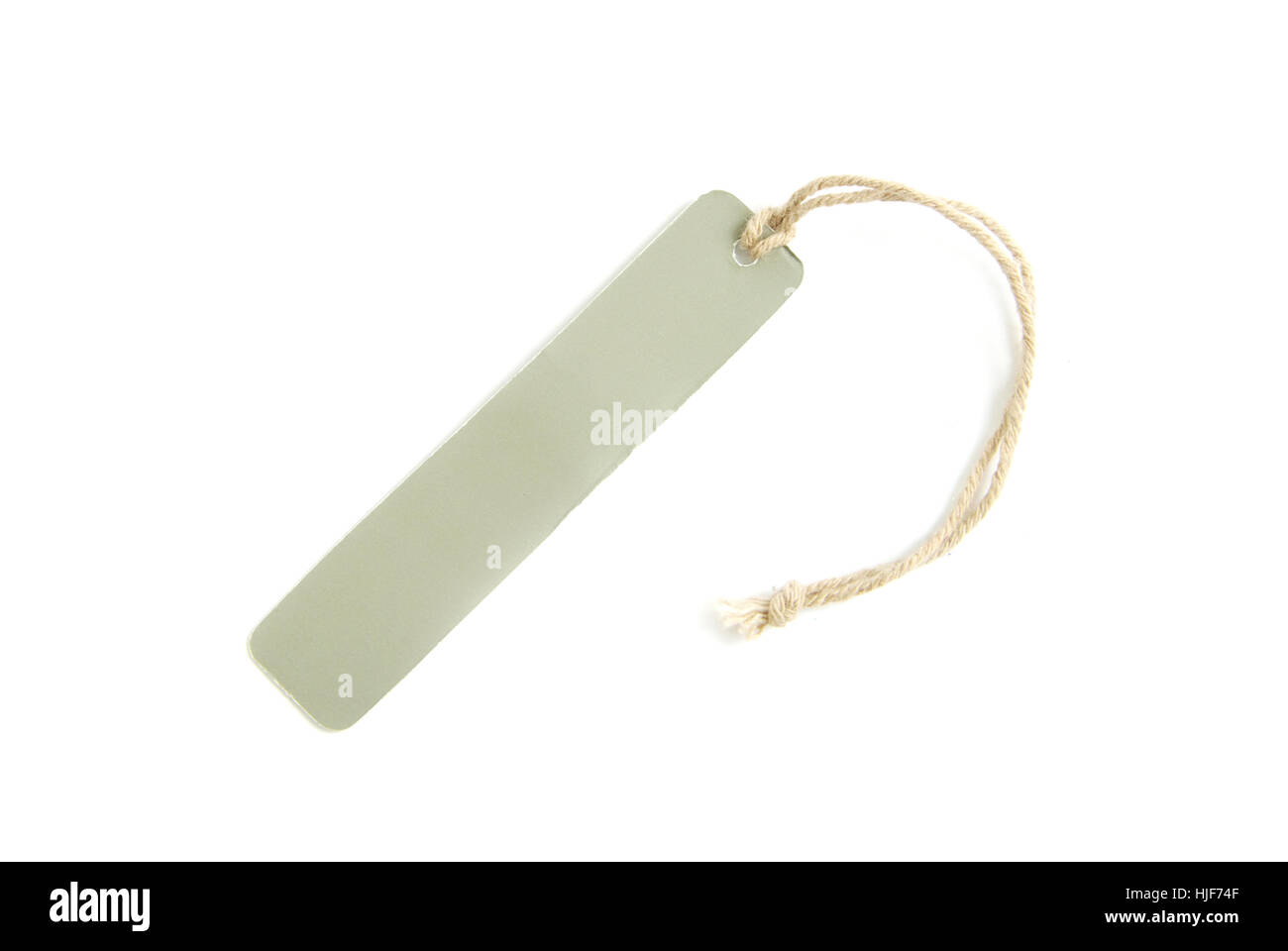 Blank tag isolated on a white backgrounds Stock Photo - Alamy