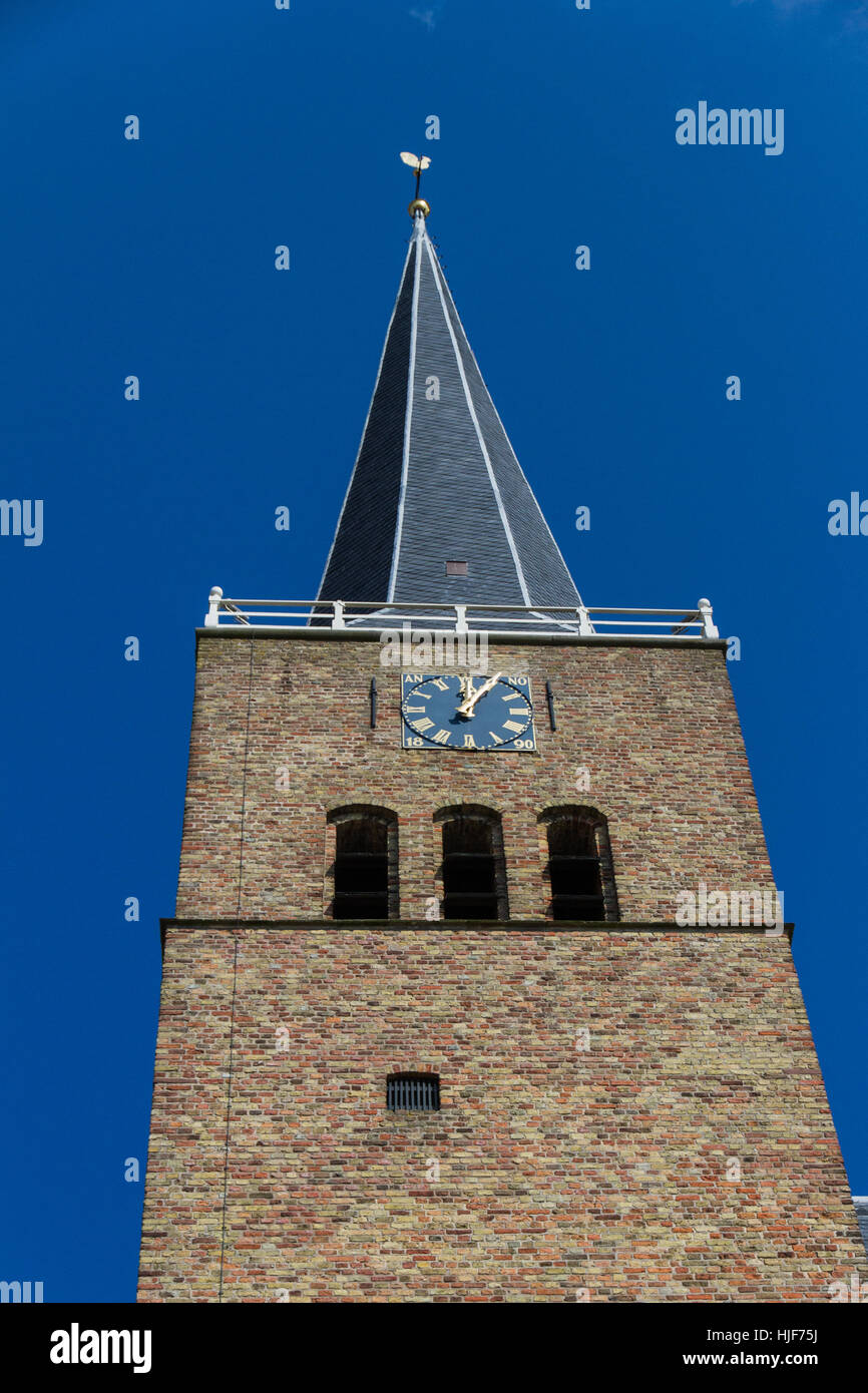 tower, stone, clock, pointer, date, time, time indication, count, clock ...