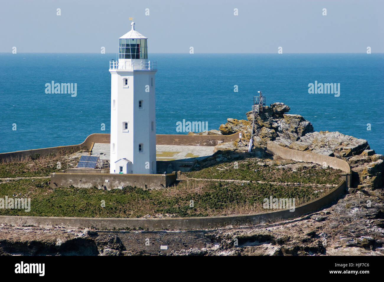landscape, scenery, countryside, nature, lighthouse, cornwall, house ...