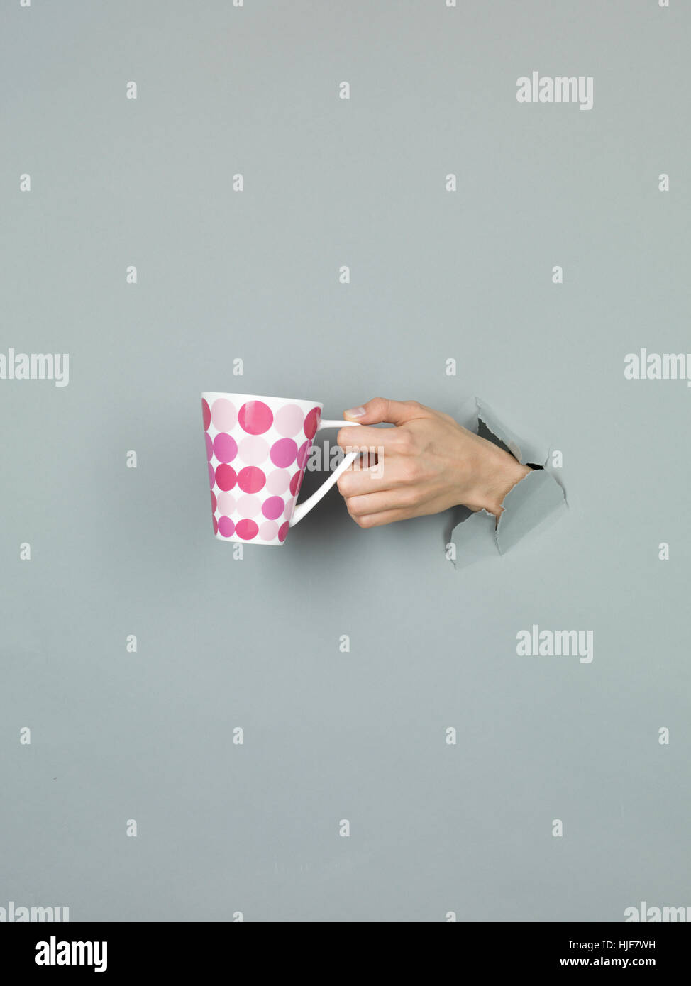 woman, cup, hand, tea, finger, object, single, drink, drinking, bibs ...