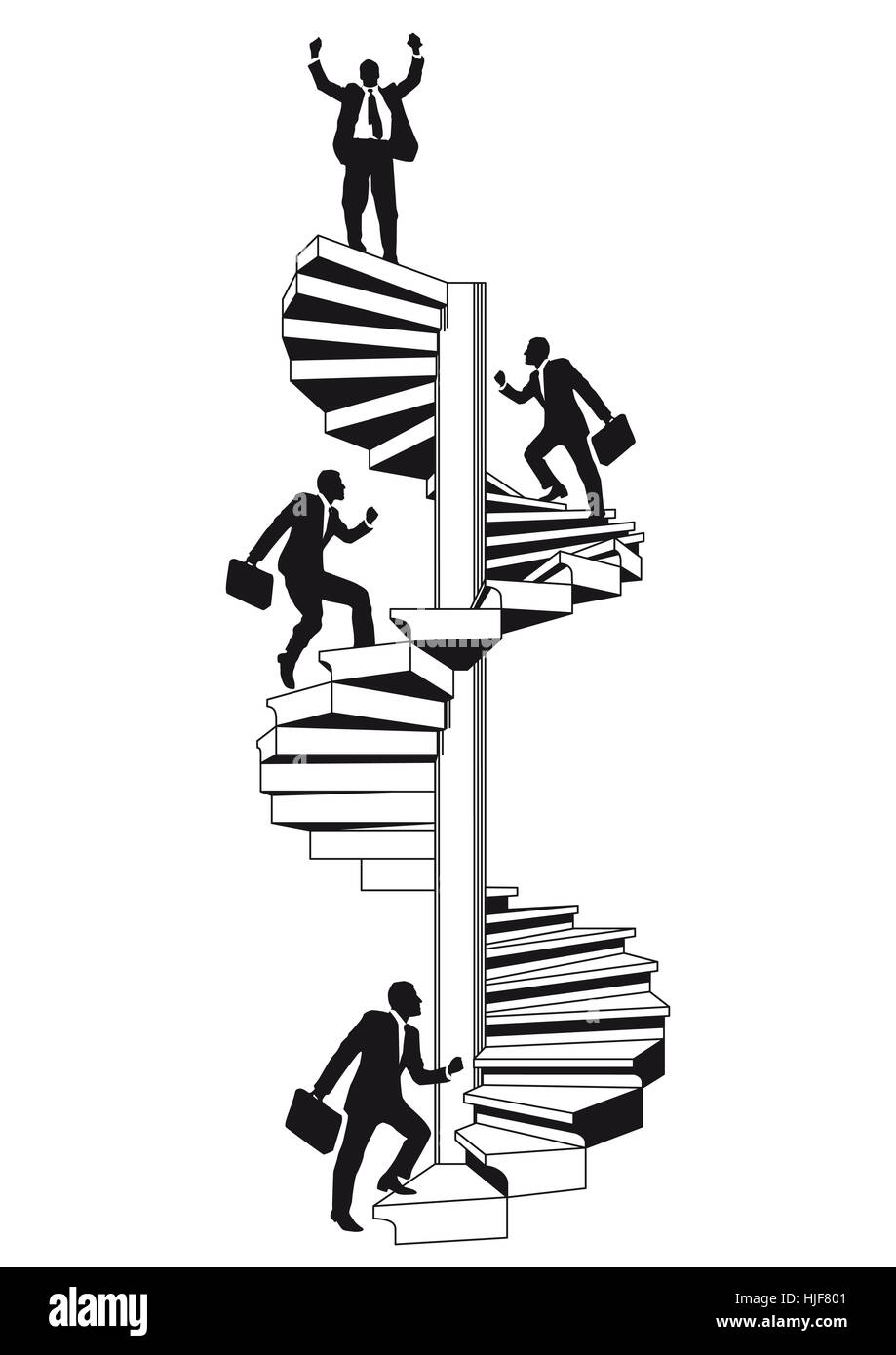 ladder of success Stock Photo - Alamy