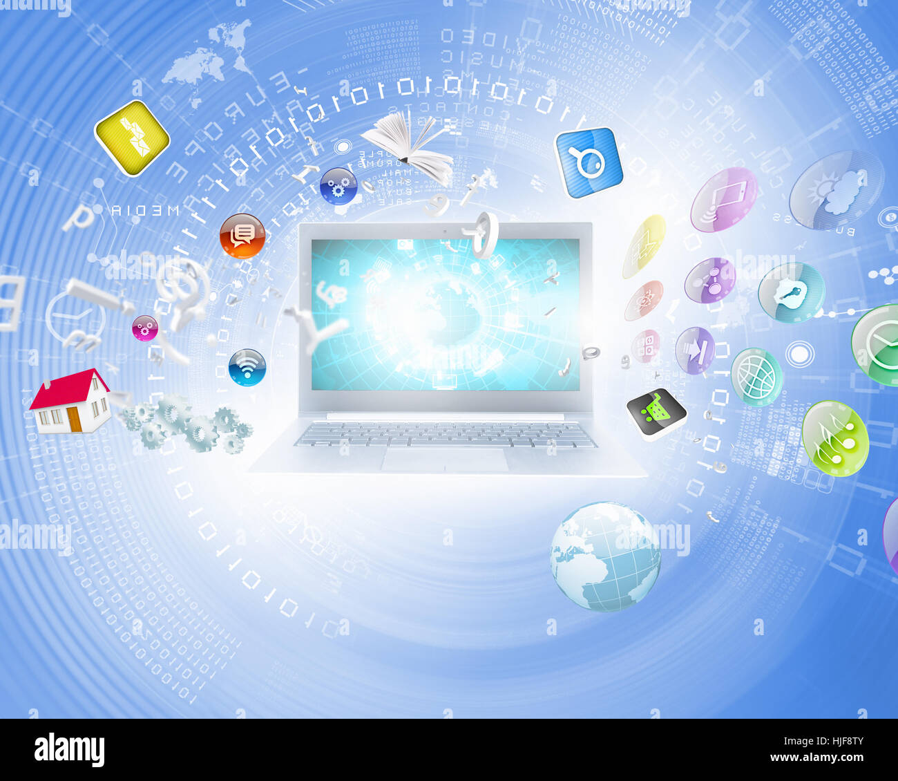 Media icons image hi-res stock photography and images - Alamy