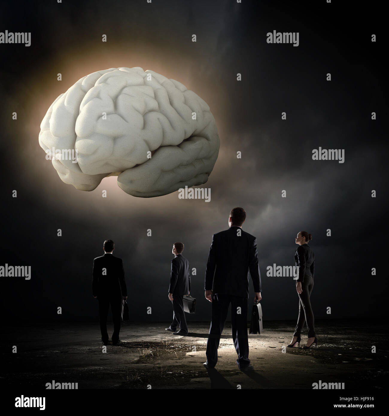 Big brain little people hi-res stock photography and images - Alamy