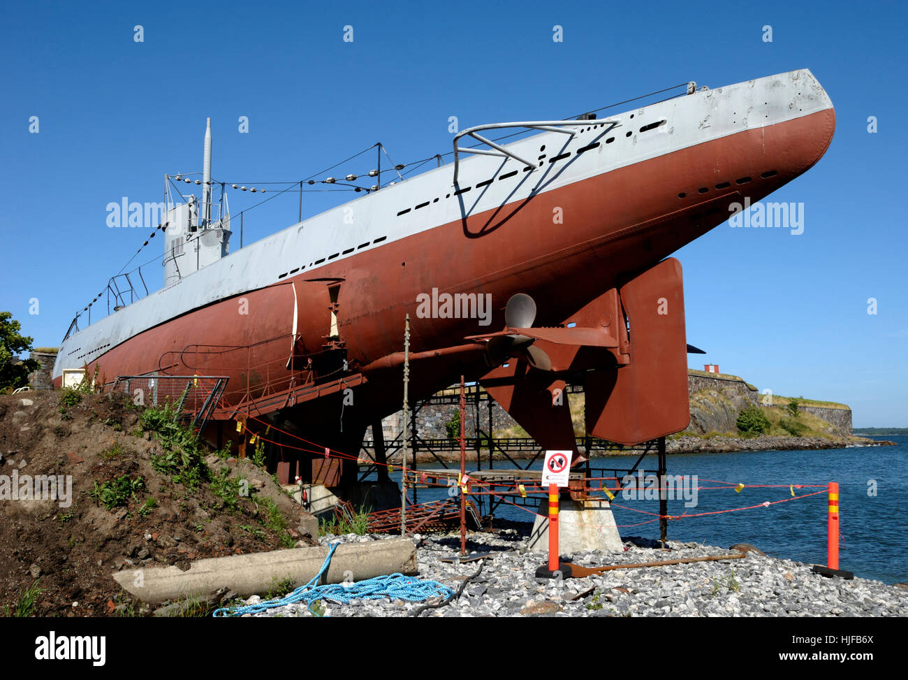 screw, finland, helsinki, oar, back, rear, submarine boat, rudder, blue ...