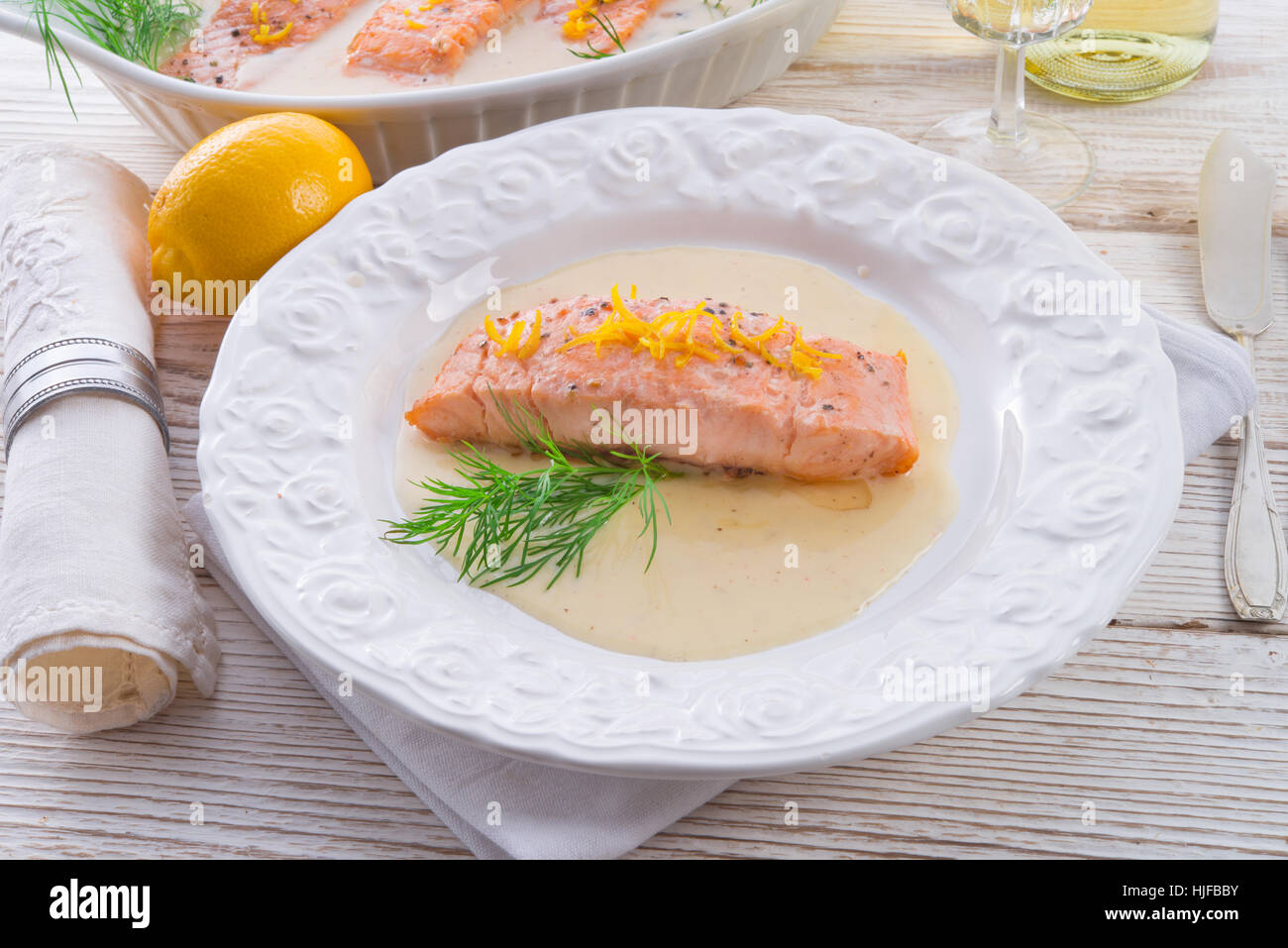 plate, grilled, food, dish, meal, lunch, salmon, vine, grape vine ...