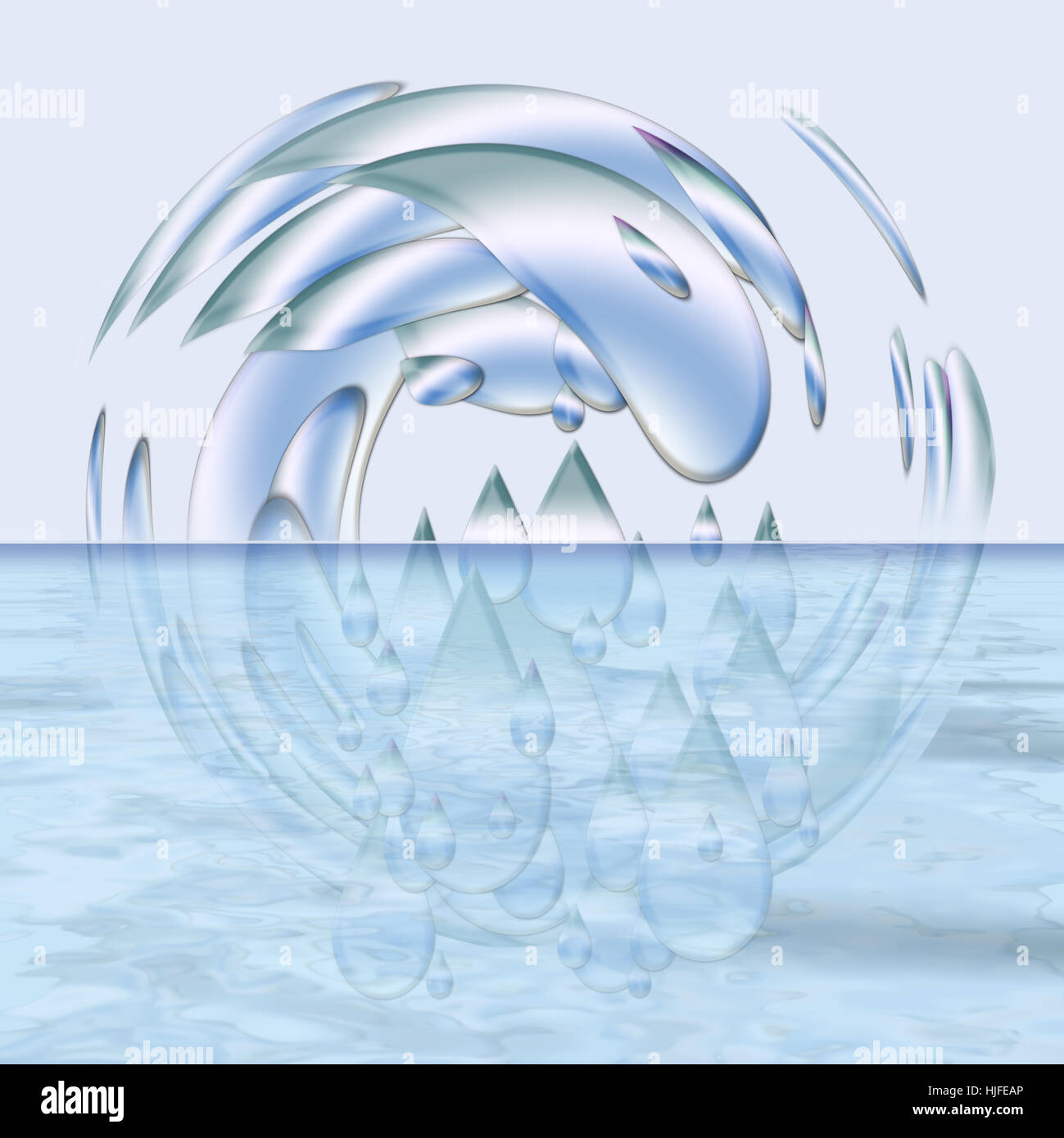 blue, graphic, raindrop, vortices, salt water, sea, ocean, water, drop ...