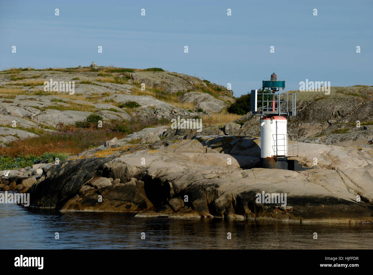 sweden, beacon, lighthouse, blue, navigation, seafaring, maritime ...
