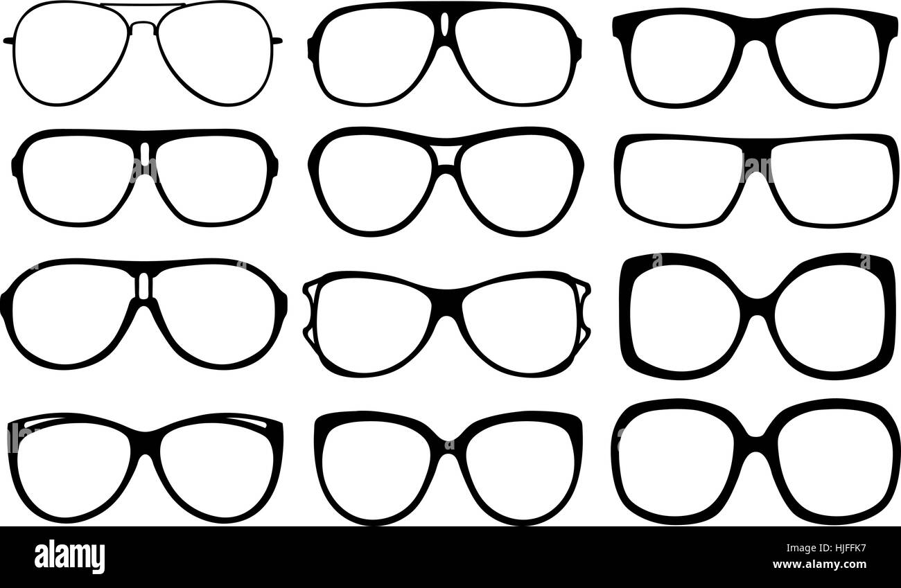 Eyeglasses lenses Stock Vector Images - Alamy