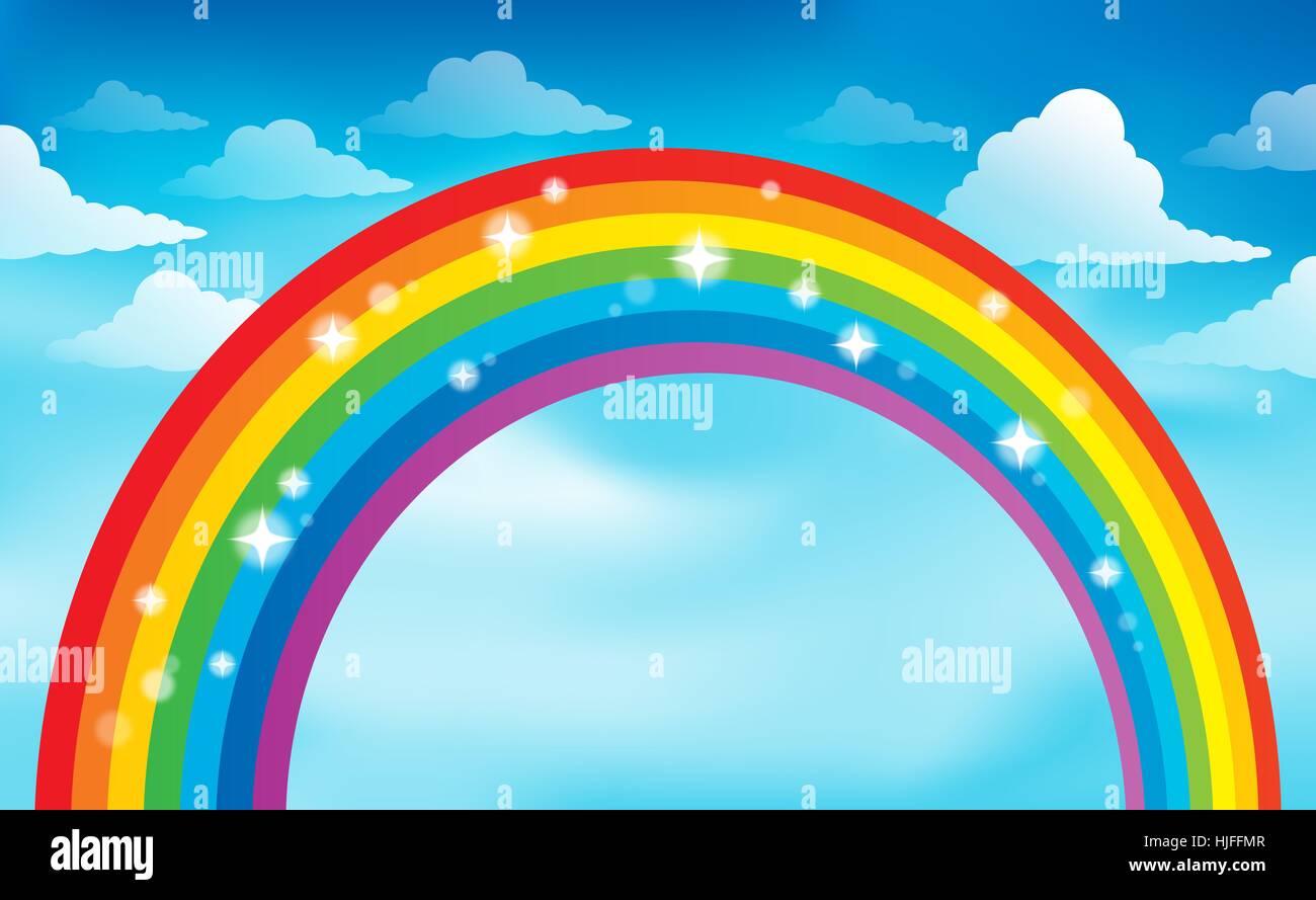 cloud, rainbow, weather, climate, clouds, effect, nature, natural ...