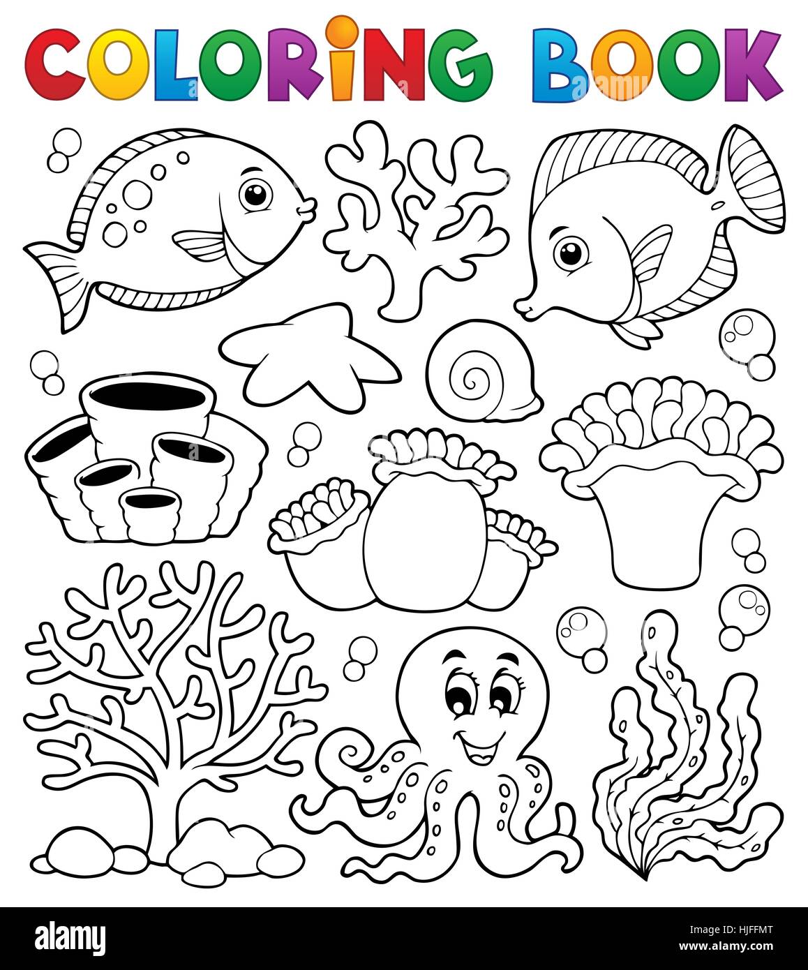 Coral Reef Template Printables