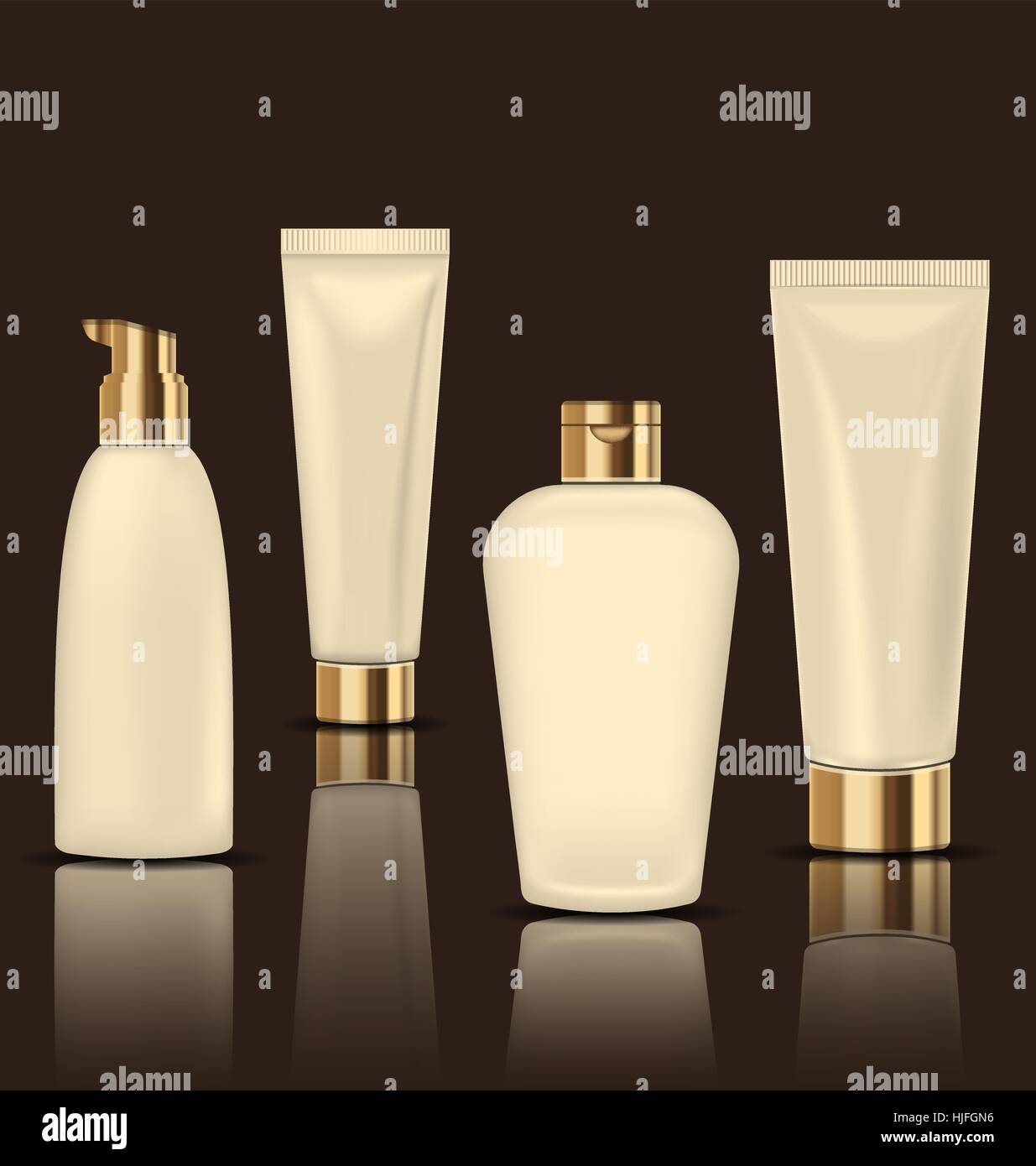 Cosmetic product packaging Stock Vector Images - Alamy