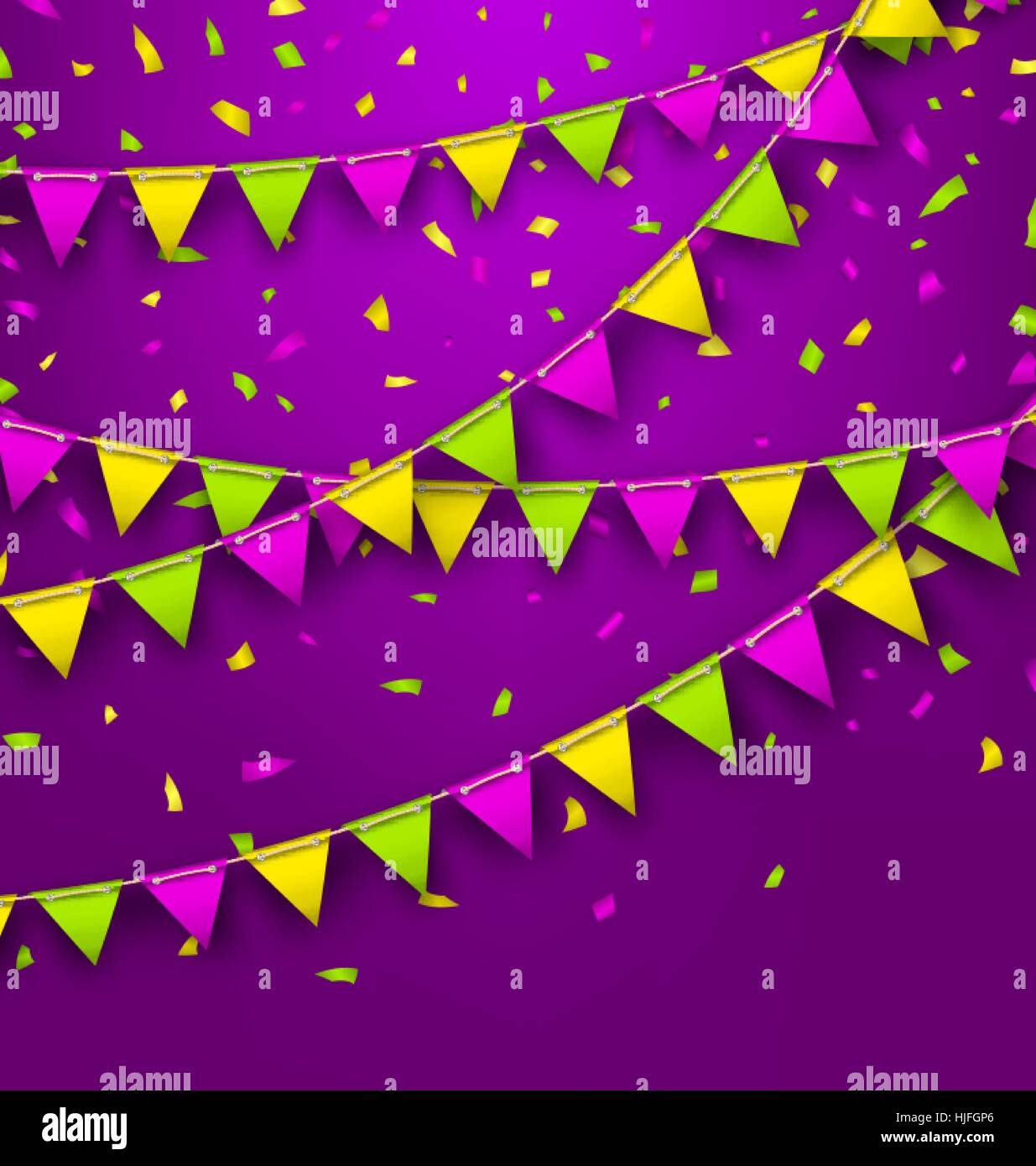 Bunting Background for Mardi Gras Stock Vector Image & Art - Alamy