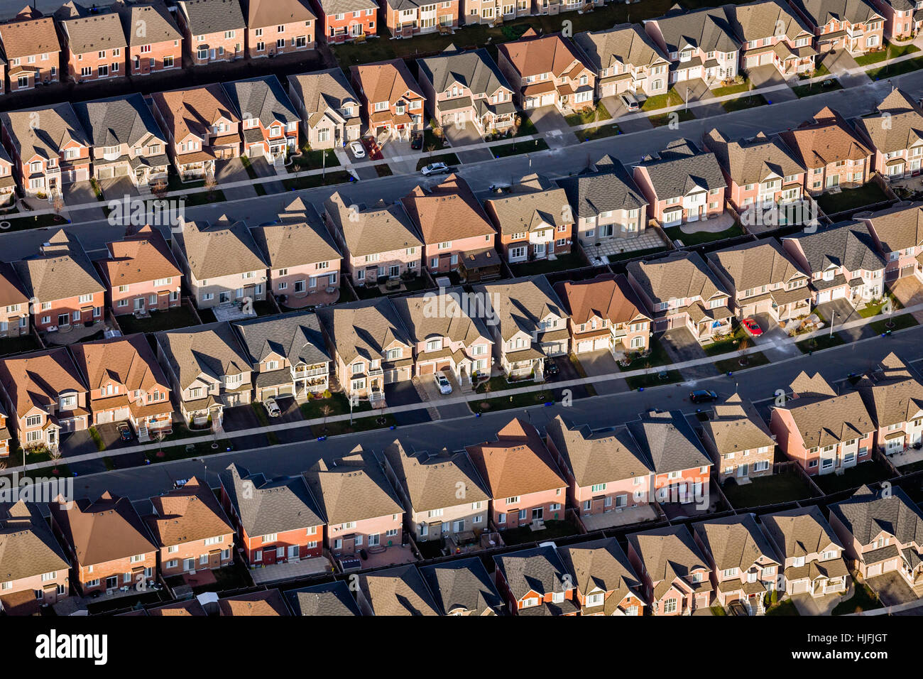 Aerial view of residential subdivision Stock Photo - Alamy