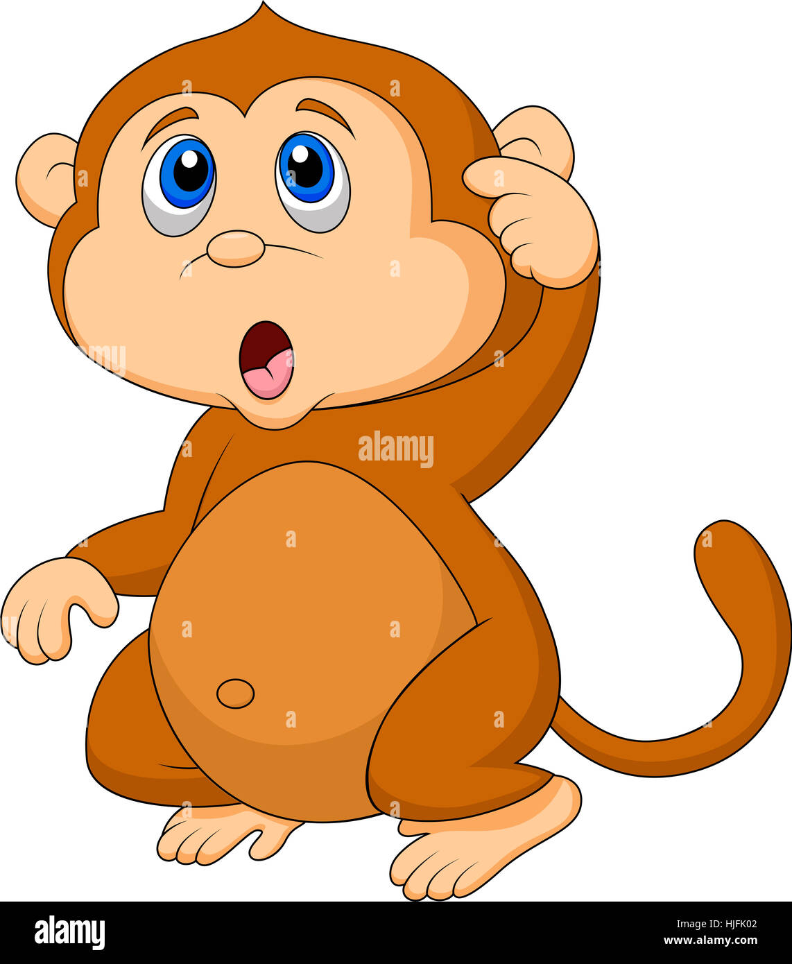 mammal, brown, brownish, brunette, monkey, wild animal, cartoon ...