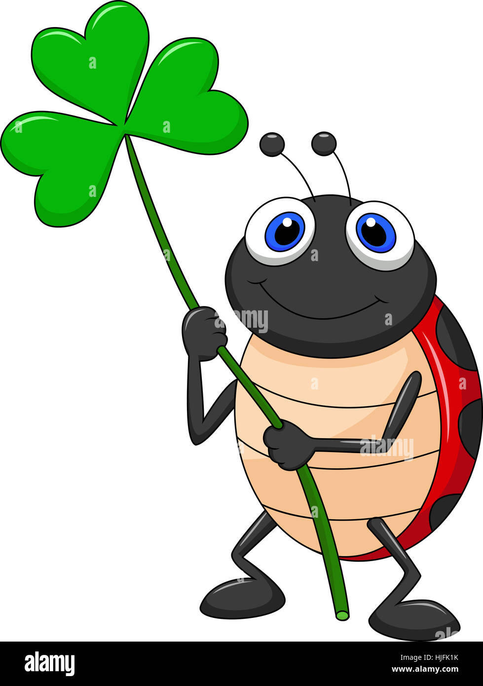 Ladybug fly antenna animal pictogram hi-res stock photography and ...