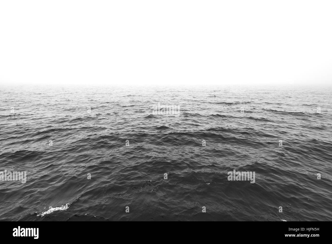 Foggy blue sea beautiful Black and White Stock Photos & Images - Alamy