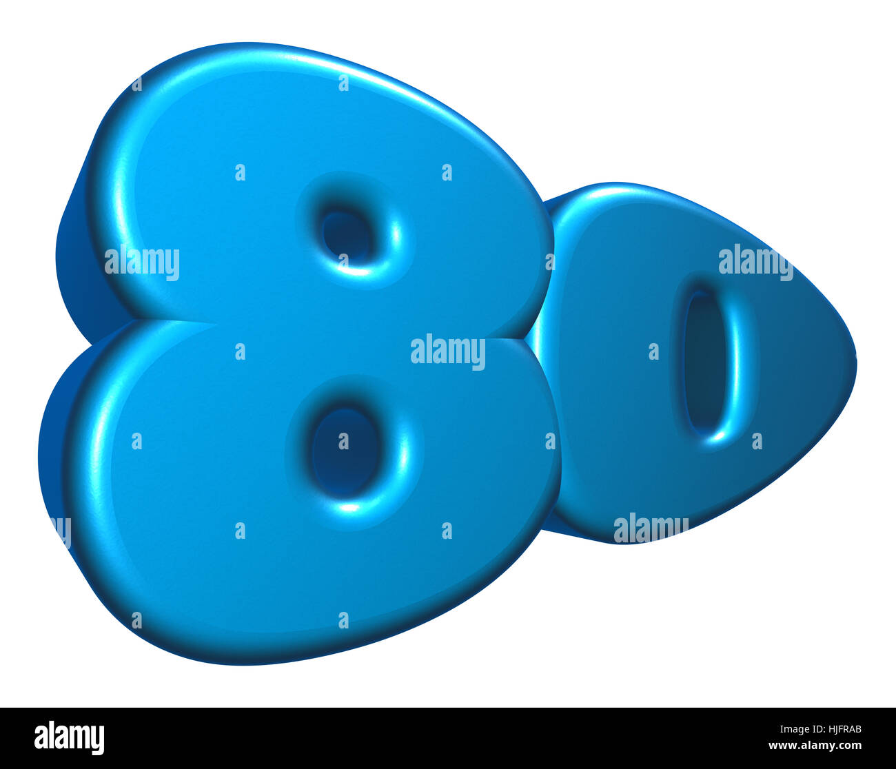 Eighty Cut Out Stock Images & Pictures - Alamy