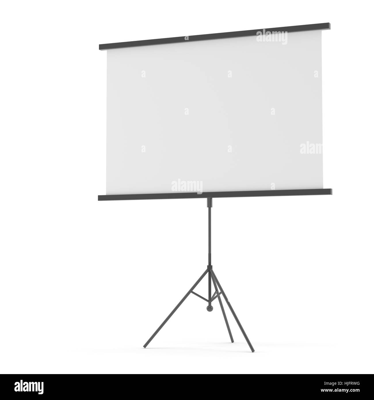 blank presentation roller screen Stock Photo - Alamy