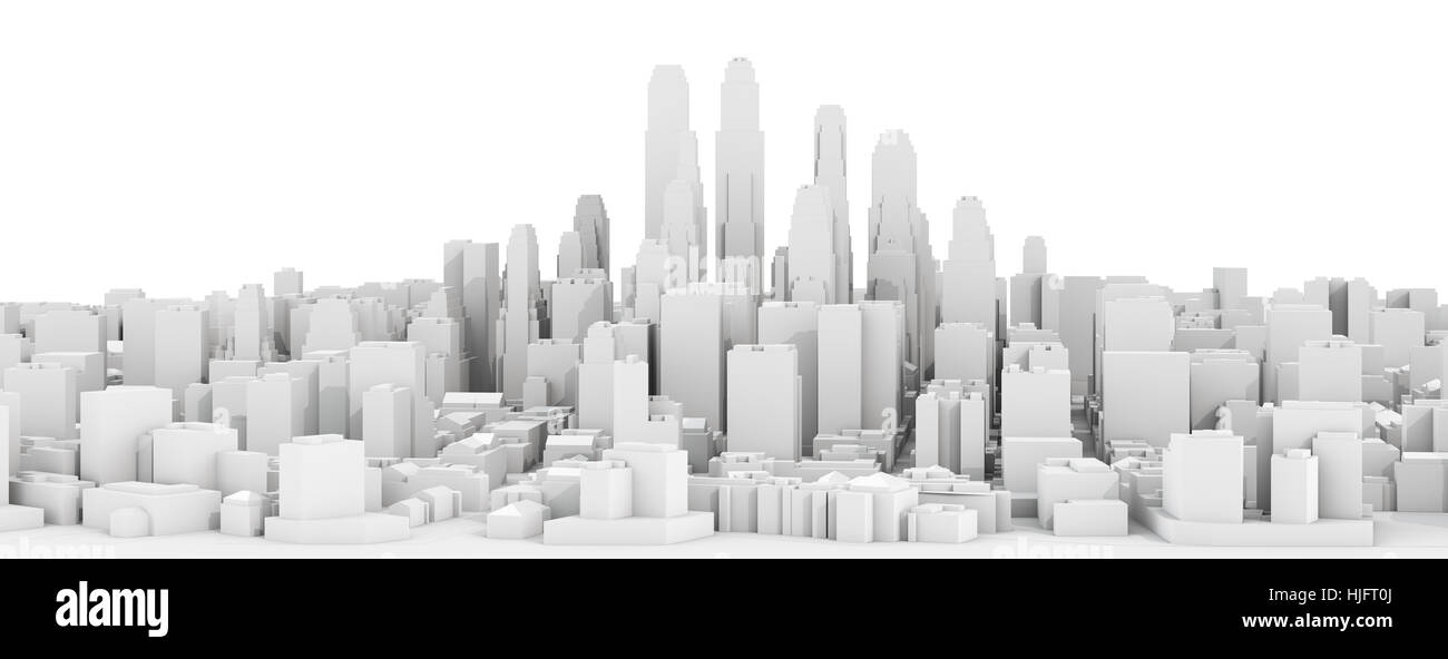 White city downtown Stock Photo - Alamy