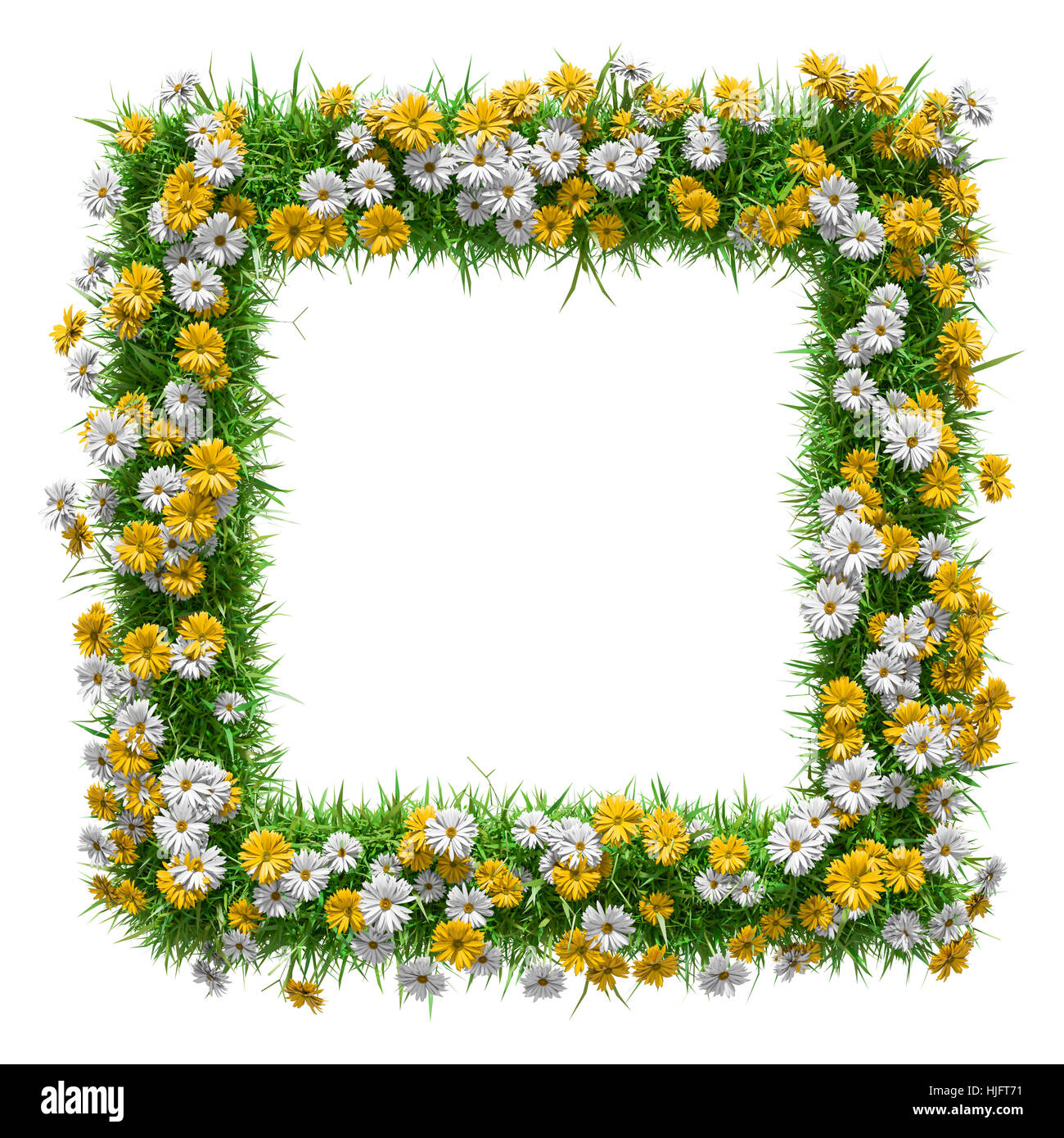 Grass empty frame Cut Out Stock Images & Pictures - Alamy